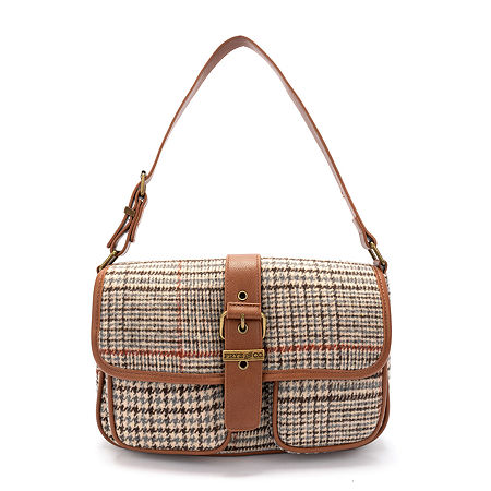 Click here for Frye and Co. Maisie Plaid Shoulder Bag  One Size... prices