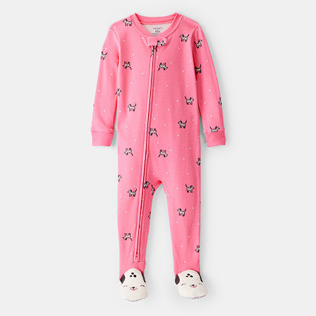 Click here for Carters Toddler Girls Footed Rib Round Neck Long S... prices