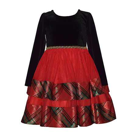 Click here for Bonnie Jean Girls Long Sleeve Fit + Flare Dress  8... prices