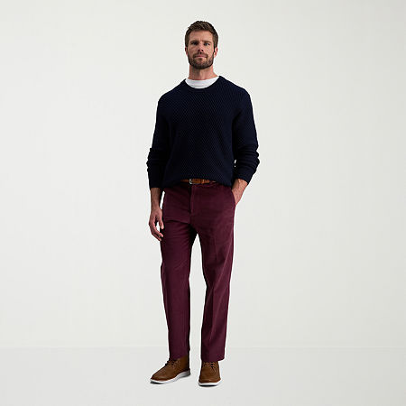 Click here for Haggar Stretch Corduroy Mens Classic Fit Flat Fron... prices