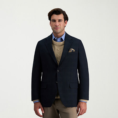 Click here for Haggar JMH Glen Plaid Mens Plaid Sport Coat  44 Lo... prices