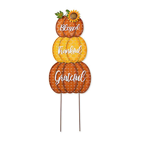 Click here for Glitzhome 35.5 Metal Stacked Pumpkins Thanksgiving... prices
