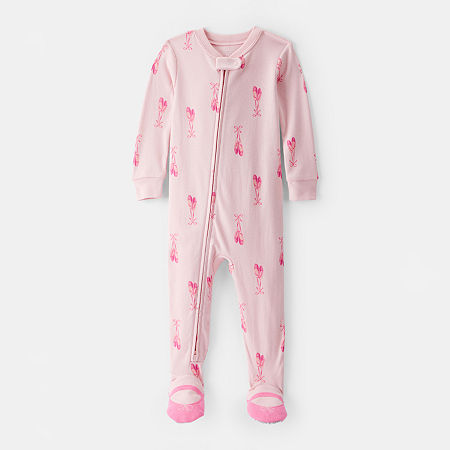 Click here for Carters Toddler Girls Footed Rib Round Neck Long S... prices