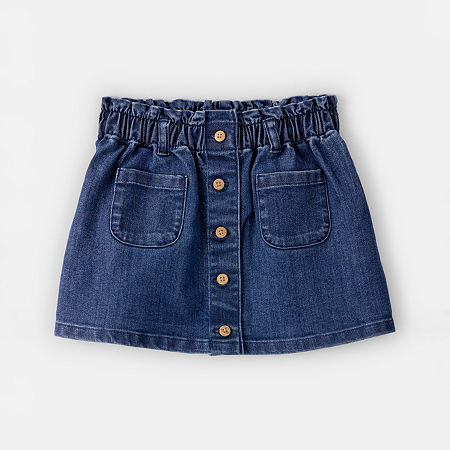 Carters Toddler Girls Denim Skirt - Blue