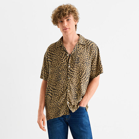 Click here for Arizona Mens V Neck Short Sleeve Relaxed Fit Butto... prices