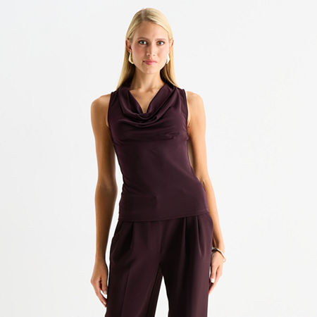 Click here for Worthington Womens Cowl Neck Sleeveless Blouse  X-... prices