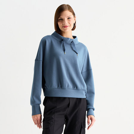 Click here for Stylus Womens Funnel Neck Long Sleeve Sweatshirt... prices