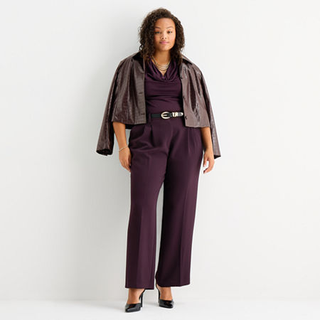 Click here for Worthington Plus Womens Everyday Pant  22w  Purple prices