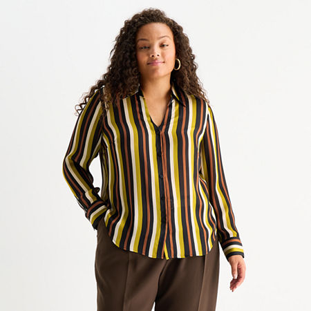 Click here for Worthington Womens Plus Long Sleeve Blouse  5x  Gr... prices