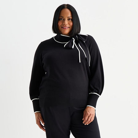 Click here for Liz Claiborne Plus Womens Long Sleeve Pullover Swe... prices