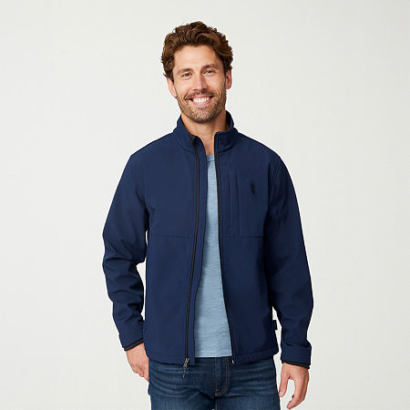 Free Country Mens Water Resistant Lightweight Softshell Jacket  Small  Blue