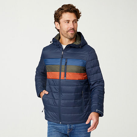 Click here for Free Country Mens Hooded Midweight Puffer Jacket... prices