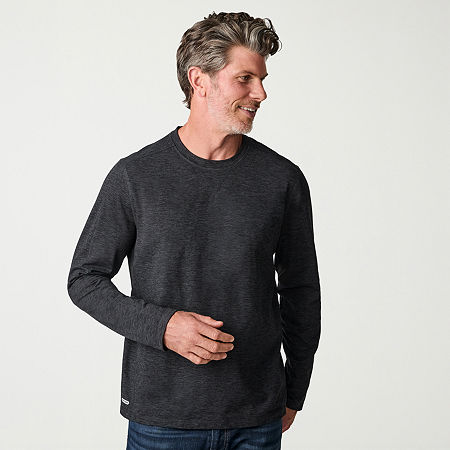 Click here for Free Country Mens Crew Neck Long Sleeve Stretch Fa... prices