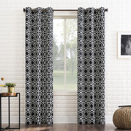 Click here for Barnett Trellis Blackout Grommet Curtain Panel - B... prices