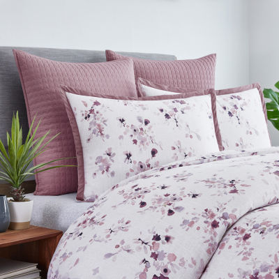 Fieldcrest Watercolor Floral 3-pc. Floral Comforter Set, Color ...