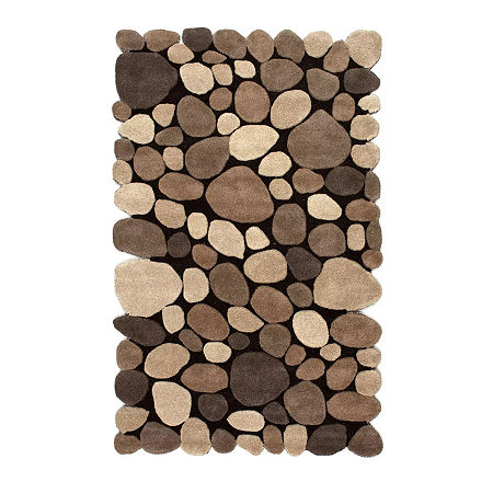 Click here for nuLoom Hand Tufted Pebbles Rug  One Size  White prices