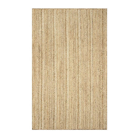nuLoom Natura Hand Woven Rigo 5 x 8 Area Rug - Natural