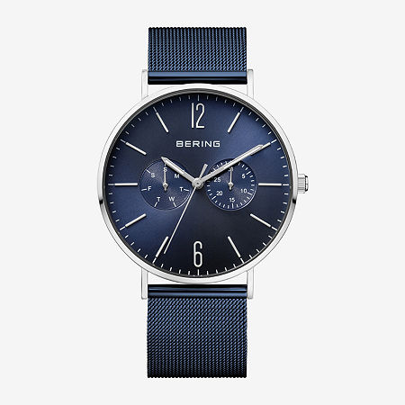 Click here for Bering Mens Multi-Function Blue Stainless Steel Br... prices