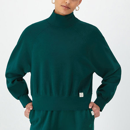 Click here for Champion Womens Long Sleeve Mock Neck Top  Medium... prices