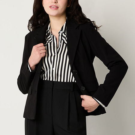 Click here for by&by Womens Juniors Fitted Suit Jacket  Small  Bl... prices