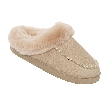 Click here for Cuddl Duds Microsuede With Moc Toe Womens Clog Sli... prices