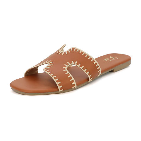 Click here for Yoki Womens Essie-29 Flat Sandals  6 Medium  Brown prices