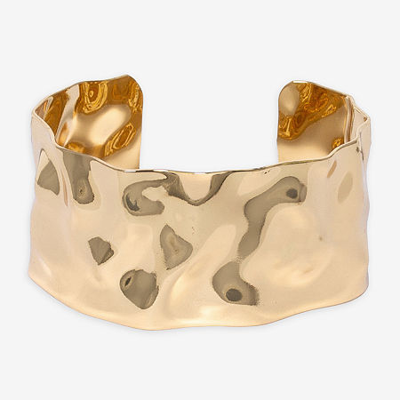 Click here for Bold Elements Gold Tone Womens Cuff Bracelet  One... prices