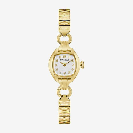 Click here for Caravelle Designed By Bulova Womens Gold Tone Stai... prices