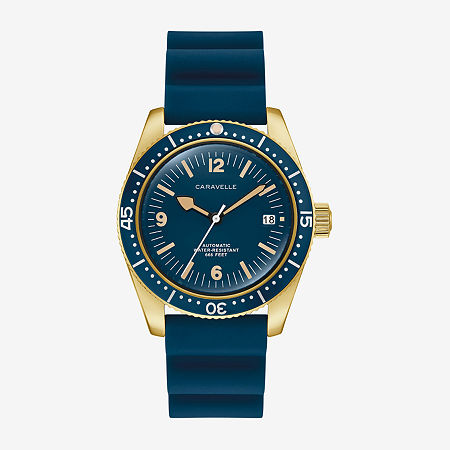 Click here for Caravelle Designed By Bulova Mens Blue Strap Watch... prices
