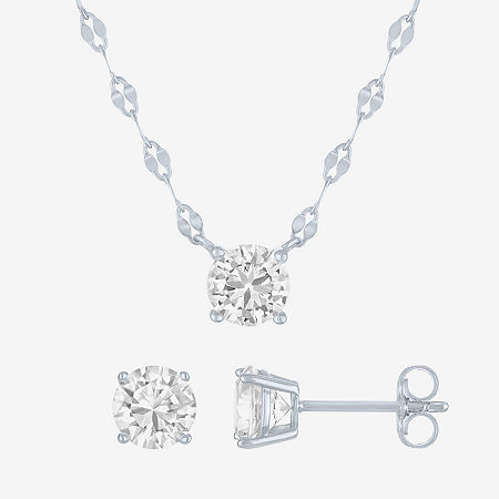 Click here for Yes  Please! Womens Lab Created White Sapphire Ste... prices