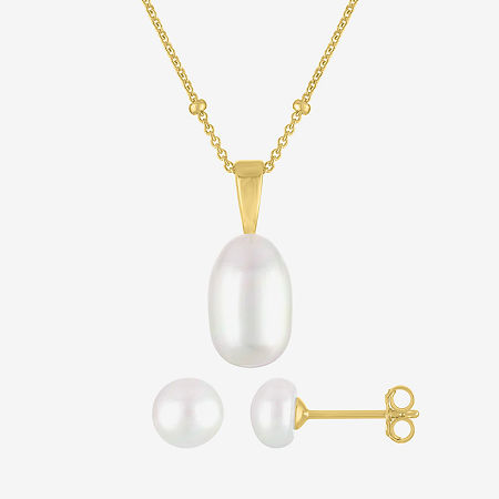 Click here for Yes  Please! Womens White Cultured Freshwater Pear... prices