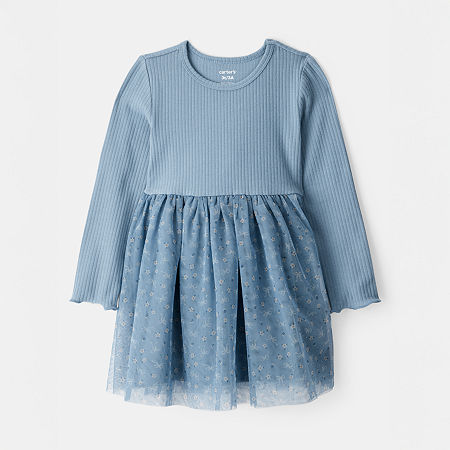 Click here for Carters Toddler Girls Floral Tutu Long Sleeve Fitt... prices