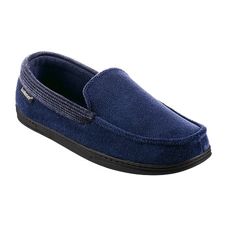 Click here for Isotoner Isotoner Mens Moccasin Slippers  Large  G... prices