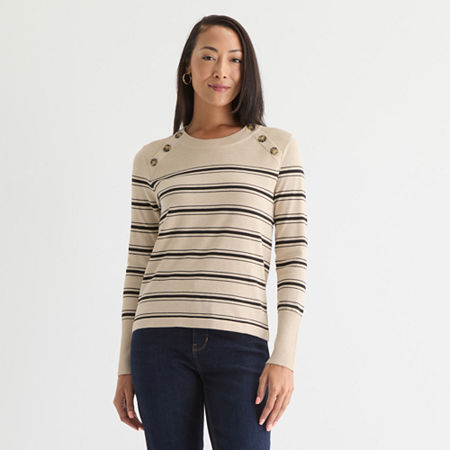 Click here for Liz Claiborne Tall Womens Crew Neck Long Sleeve St... prices