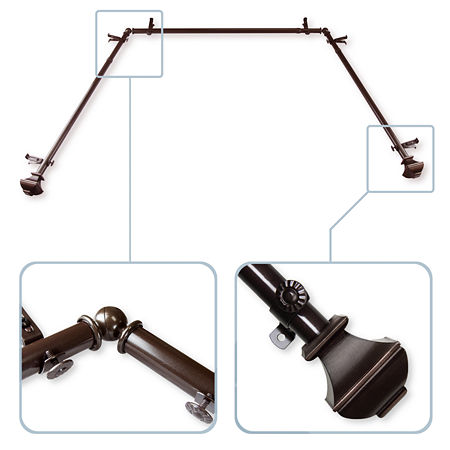 Click here for Rod Desyne Marion Bay Window Rod  One Size  Brown prices