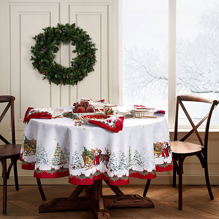 Villeroy & Boch Toys Fantasy Engineered Tablecloth  60 x 84 Oval - Multi