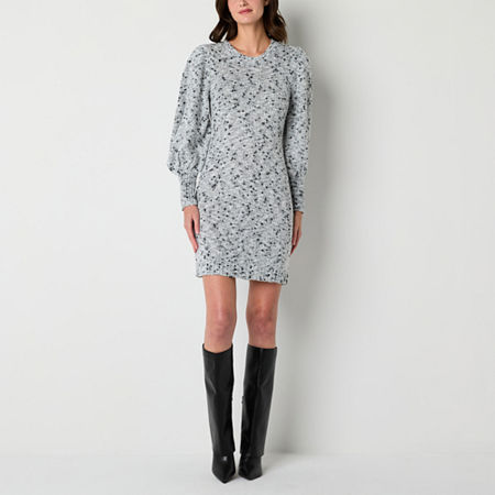 Click here for Melonie T Womens Long Sleeve Sweater Dress  X-larg... prices