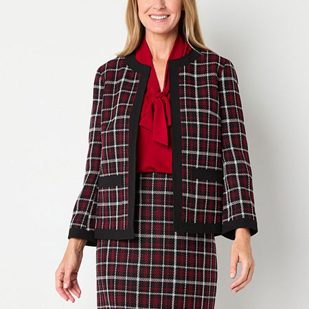 Click here for Black Label by Evan-Picone Plaid Womens Regular Fi... prices