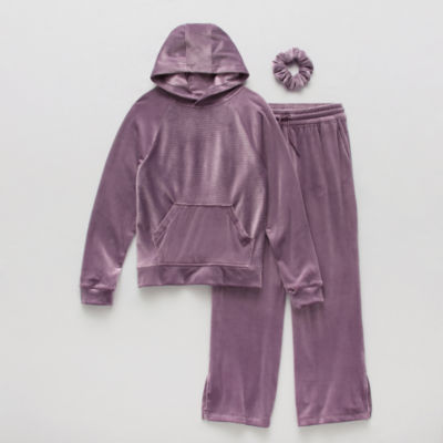 Xersion Ribbed Velour Little & Big Girls 3-pc. Pant Set - JCPenney