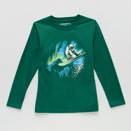 Click here for Thereabouts Little & Big Kid Boys Crew Neck Long S... prices