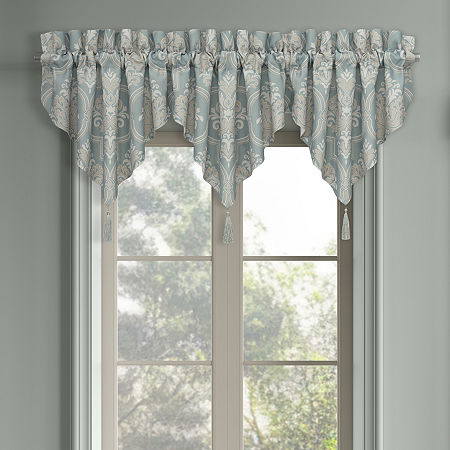 Click here for Royal Court Trnquilty Rod Pocket Ascot Valance  On... prices