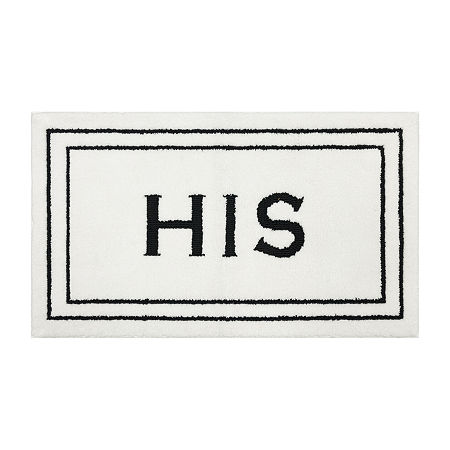 Click here for Mohawk Home Knitted His Bath Mat  One Size  White prices