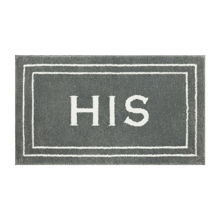 Click here for Mohawk Home Knitted His Bath Mat  One Size  Gray prices