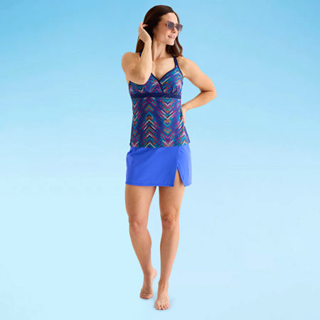 Click here for Liz Claiborne Womens Comfort Waistband Swim Skirt... prices