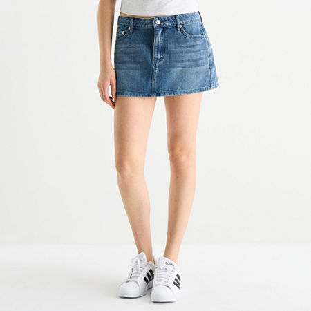Click here for Forever 21 Womens Low Rise Denim Skirt Juniors  4... prices