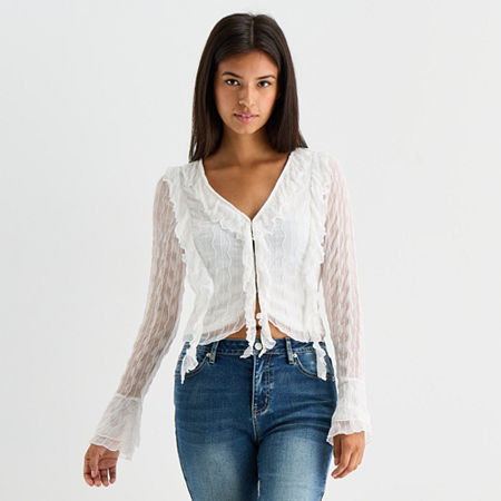 Click here for Forever 21 Womens V Neck Long Sleeve Juniors Tank... prices