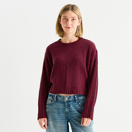 Click here for Arizona Juniors Womens Crew Neck Long Sleeve Pullo... prices