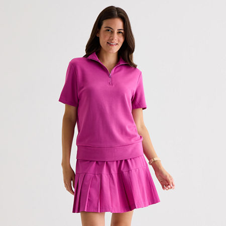 Click here for St. Johns Bay Womens Short Sleeve Polo Shirt  Smal... prices