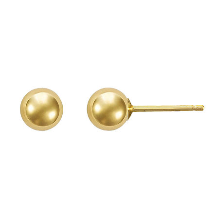 Click here for 18K Yellow Gold 4mm Ball Stud Earring  One Size prices