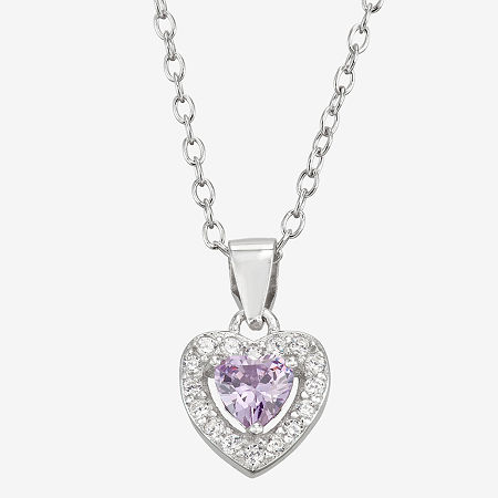 Click here for Girls Purple Cubic Zirconia Sterling Silver Cross... prices
